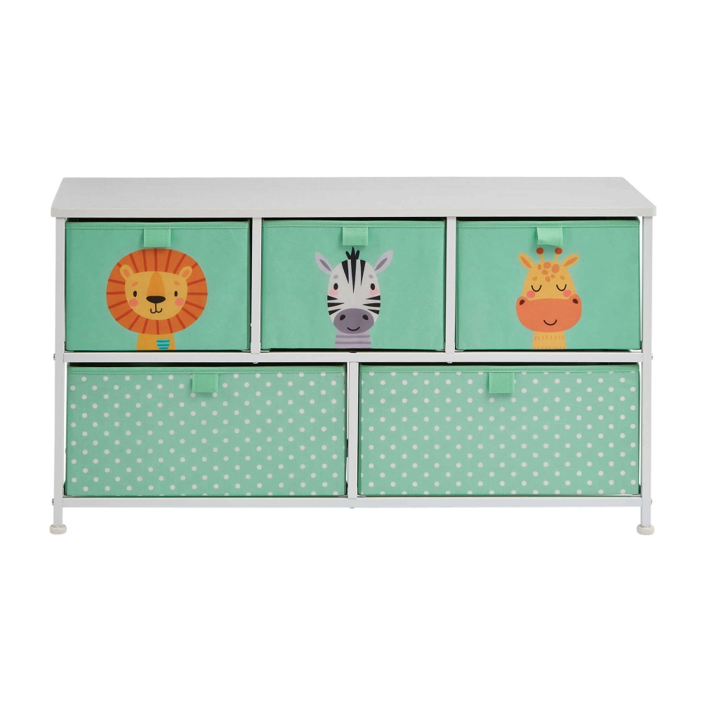 Jungle 5 Drawer Storage Chest | Nursery Furniture | Baby Furniture ...