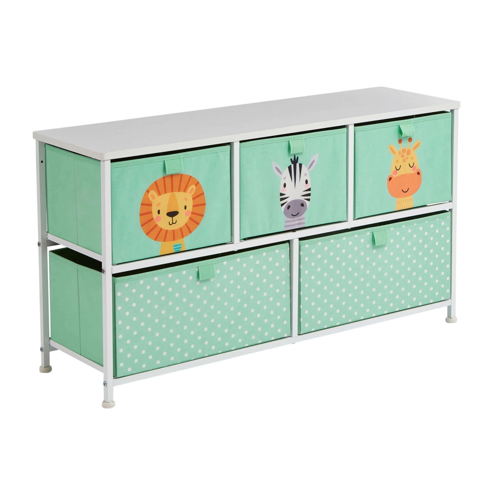 Jungle 5 Drawer Storage Chest | Nursery Furniture | Baby Furniture ...