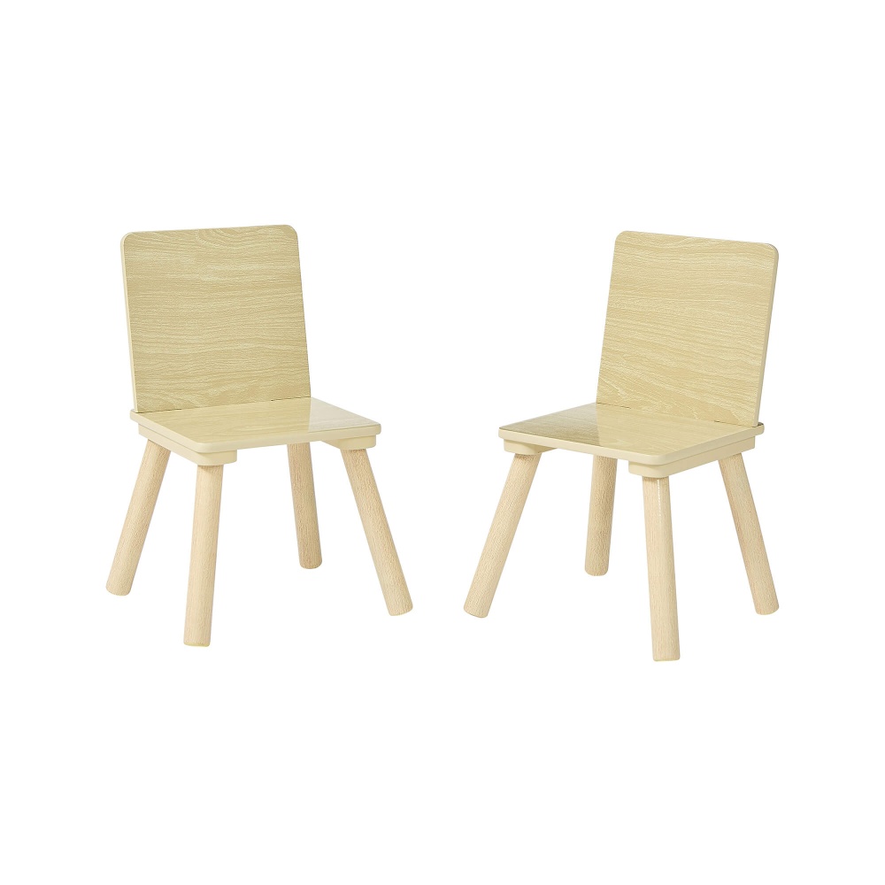 Kids Natural Wood Table and Two Chairs Set | Liberty House Toys