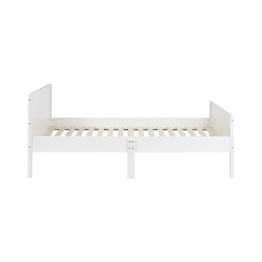 Kids Single White Bed