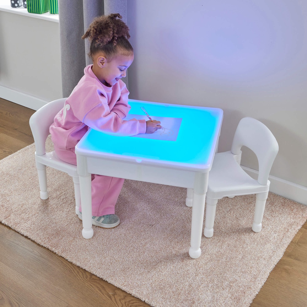 Light Table and Two Chairs Set