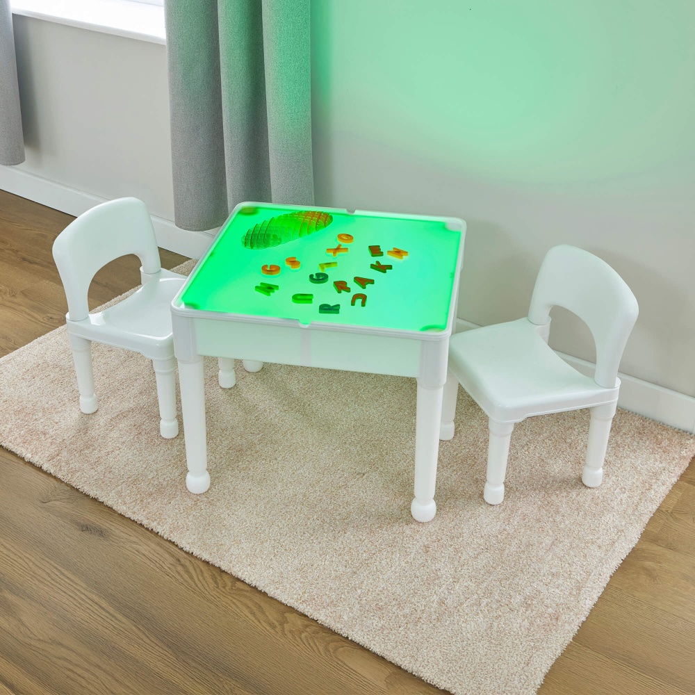 Light Table and Two Chairs Set