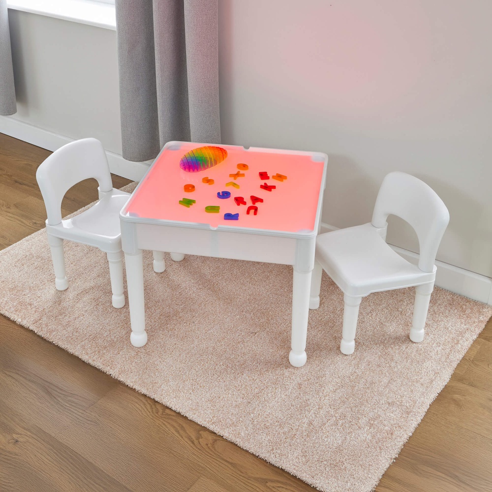 Light Table and Two Chairs Set