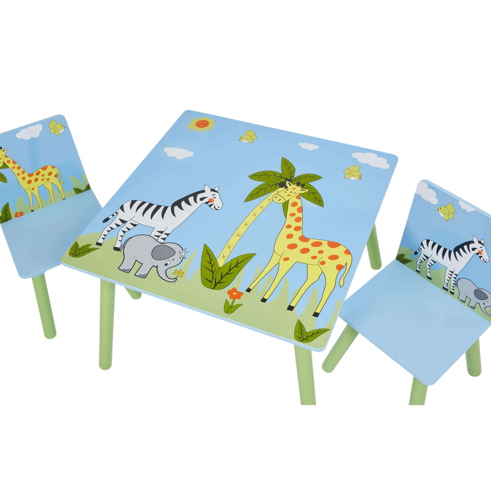 Safari Table and Chair Set | Kid's Table & Chairs | Liberty House Toys
