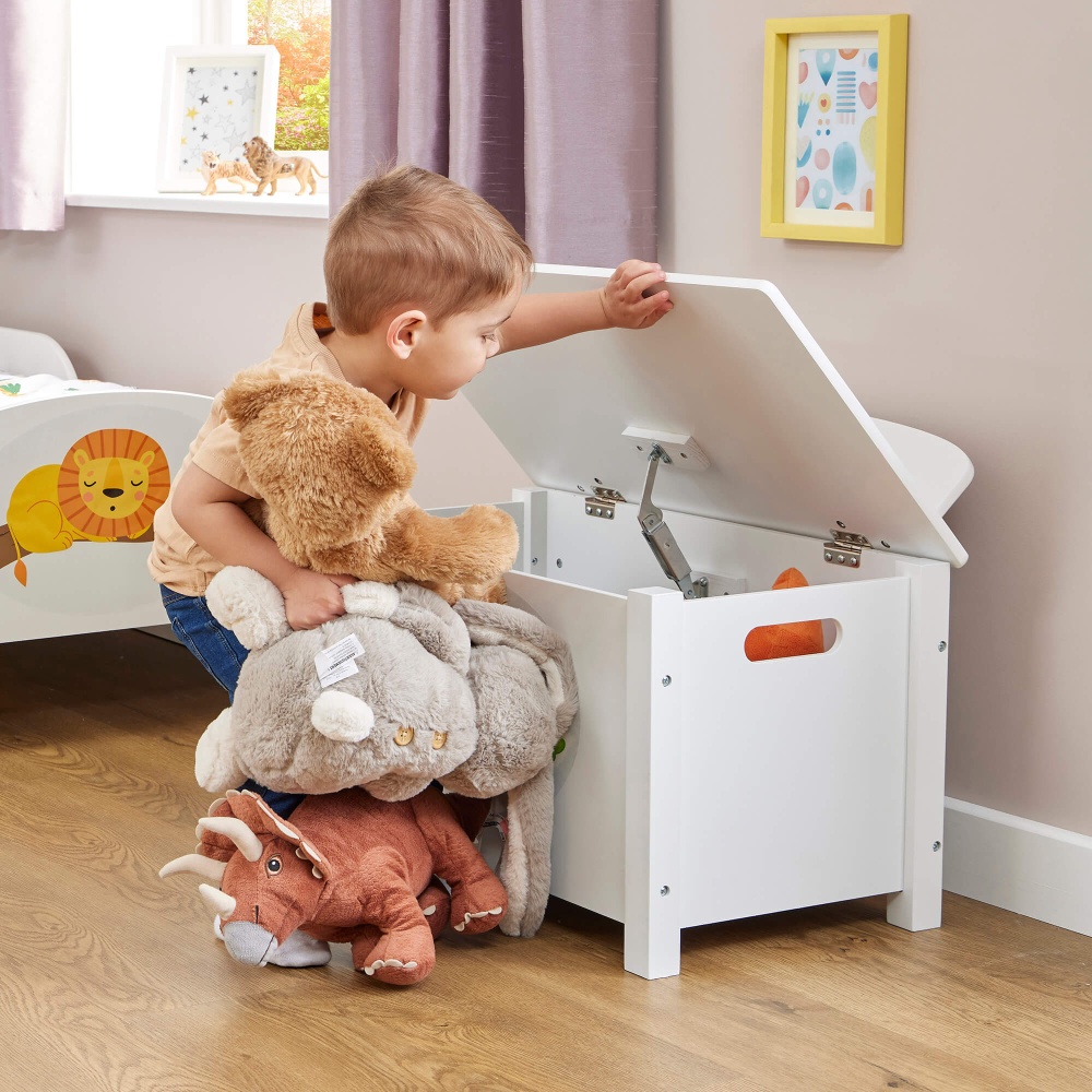 Kids Wooden Jungle Toy Box | Liberty House Toys