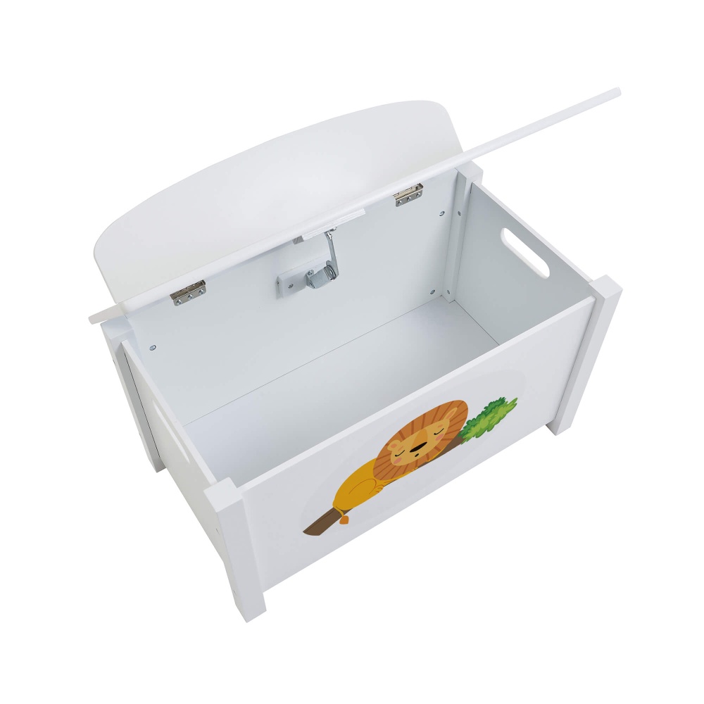 Kids Wooden Jungle Toy Box | Liberty House Toys