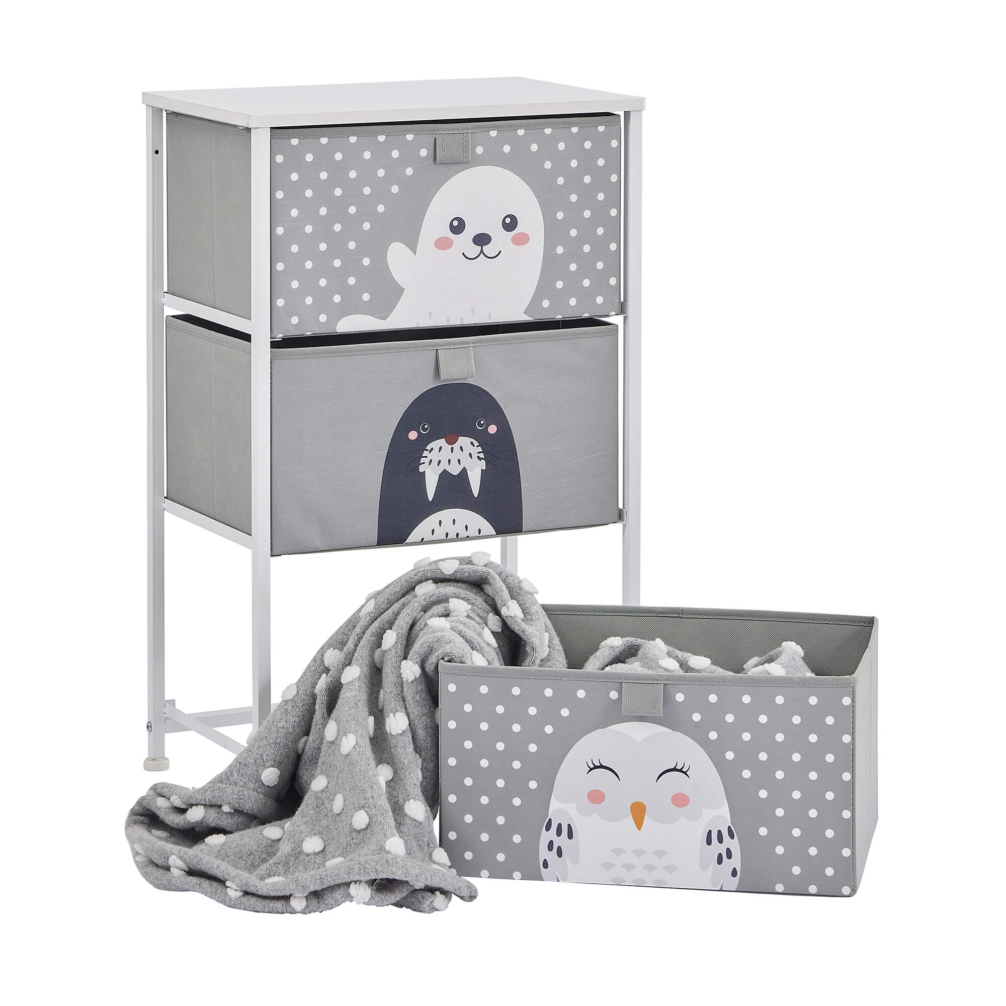 Arctic 3 Drawer Storage Chest