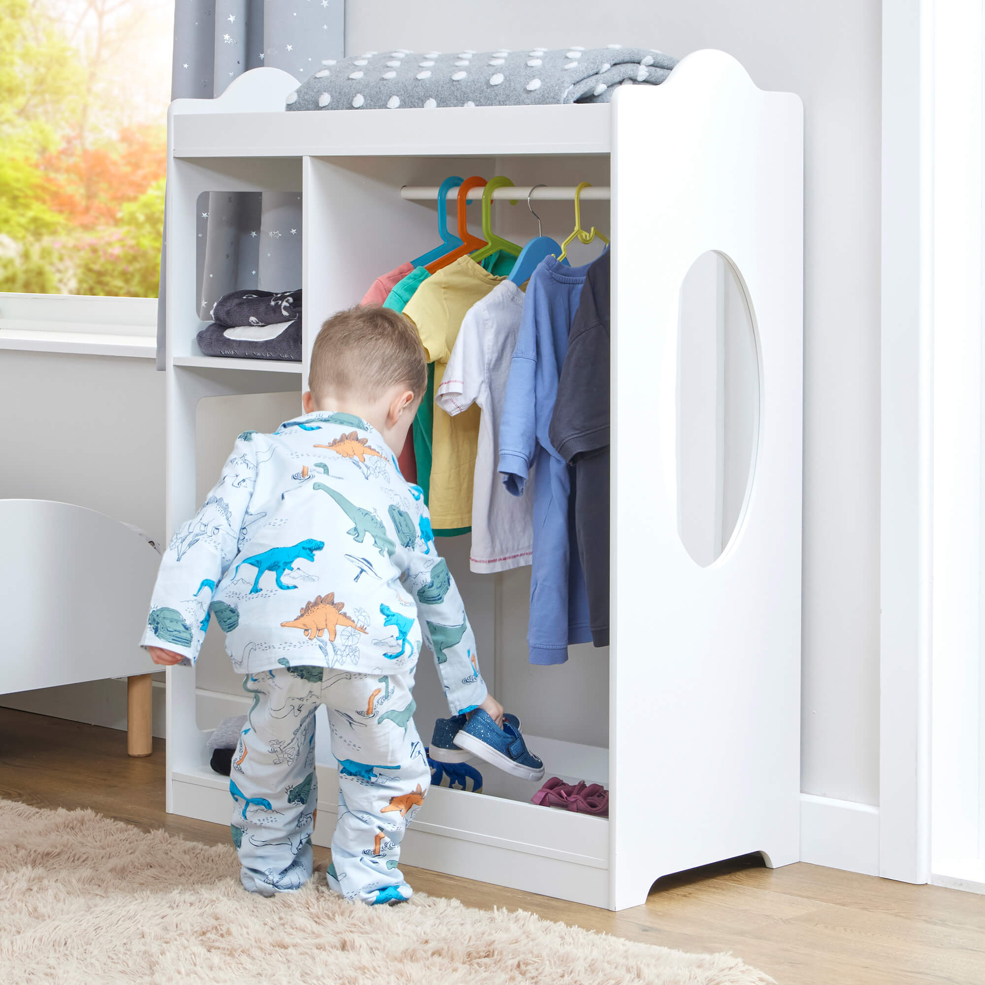 Kids Dressing Rail with Mirror | Liberty House Toys