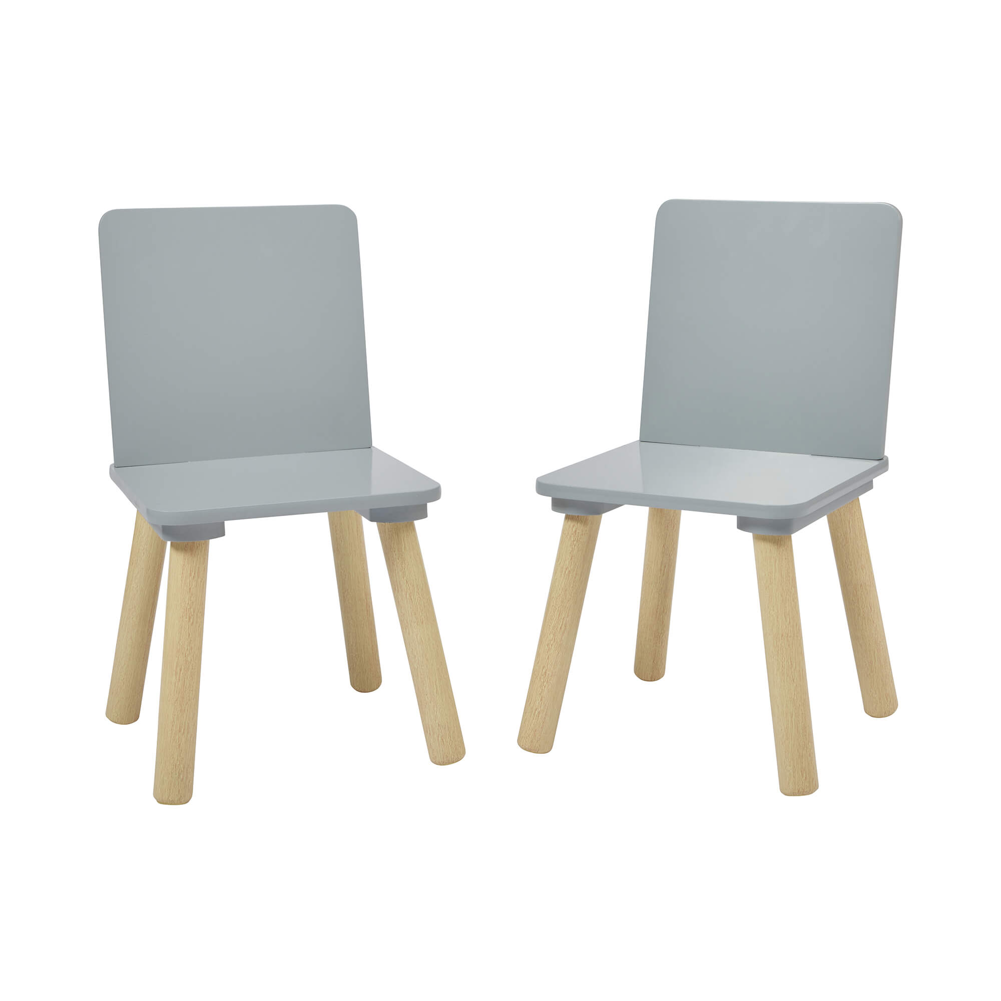 Kids White and Pinewood Table and Chair Set | Liberty House Toys