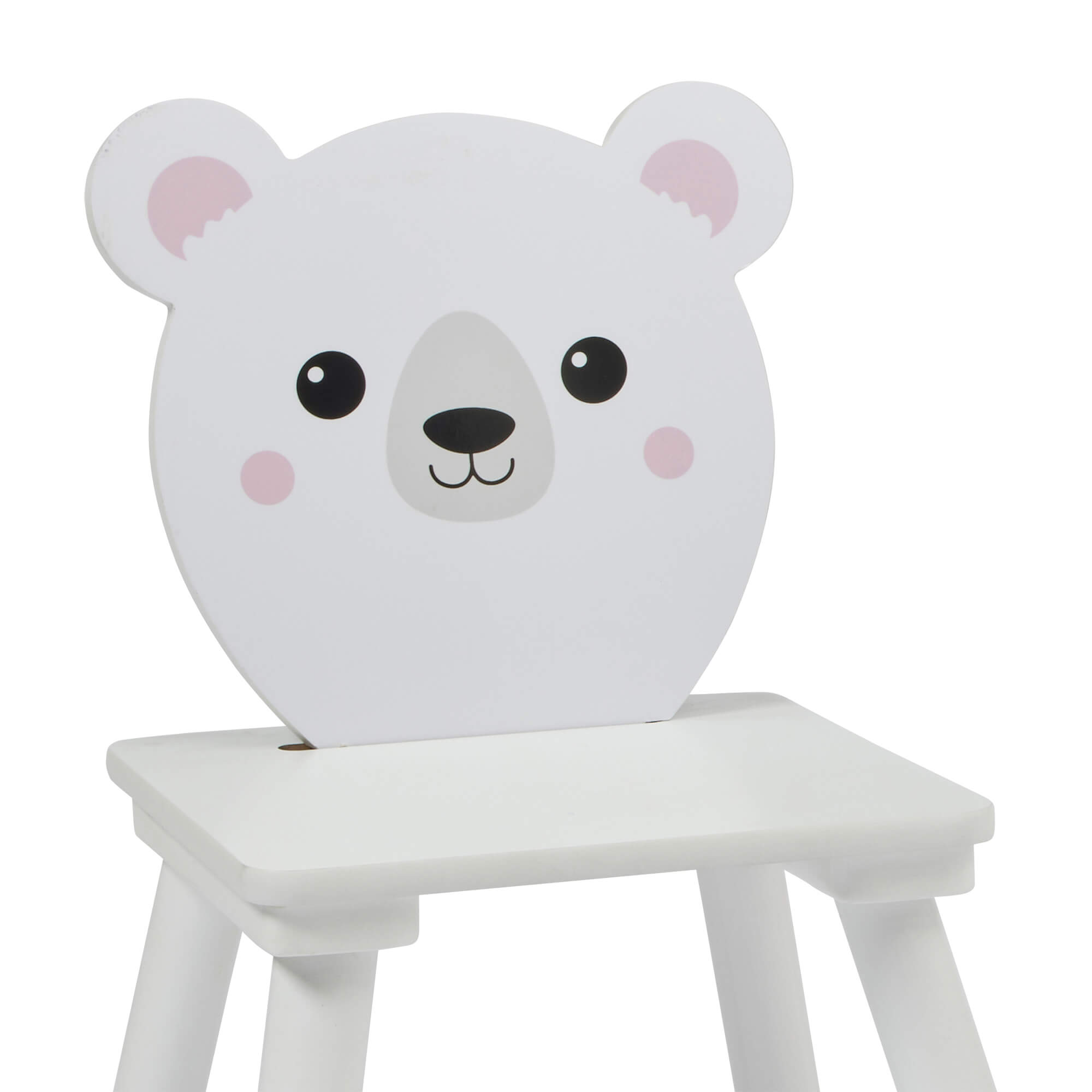 Kids Bear Table and Two Chairs Set