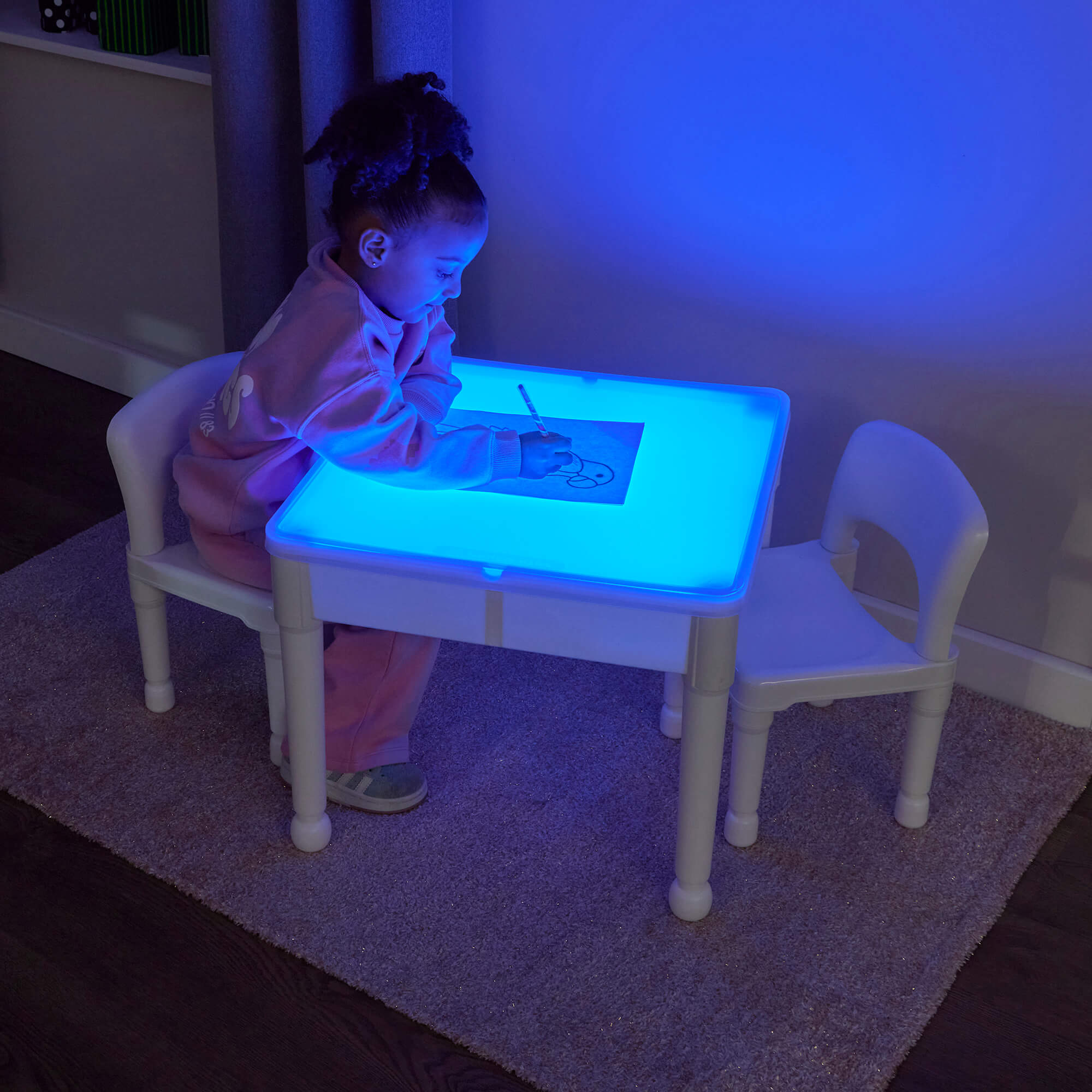 Light Table and Two Chairs Set