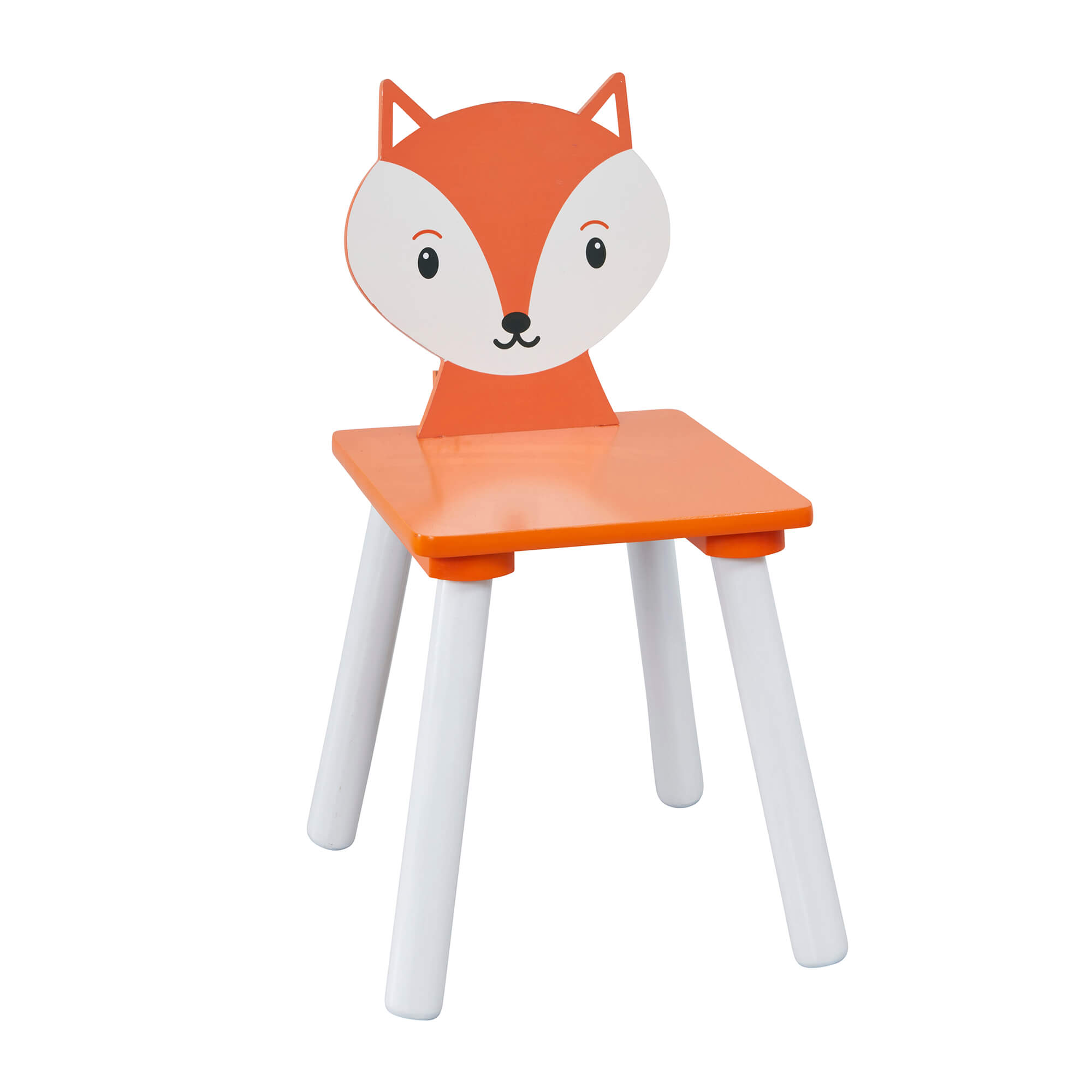 Kids Country Animals Table and Two Chairs Set